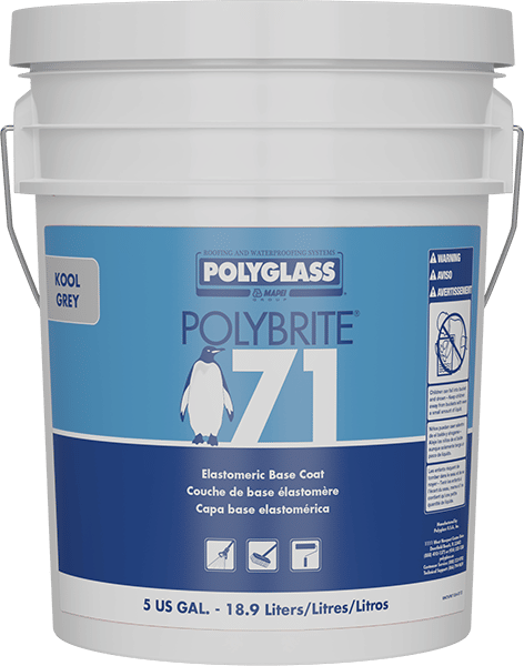 PolyBrite® 71 - Acrylic Coatings, Elastomeric Roof Coatings Roofing ...